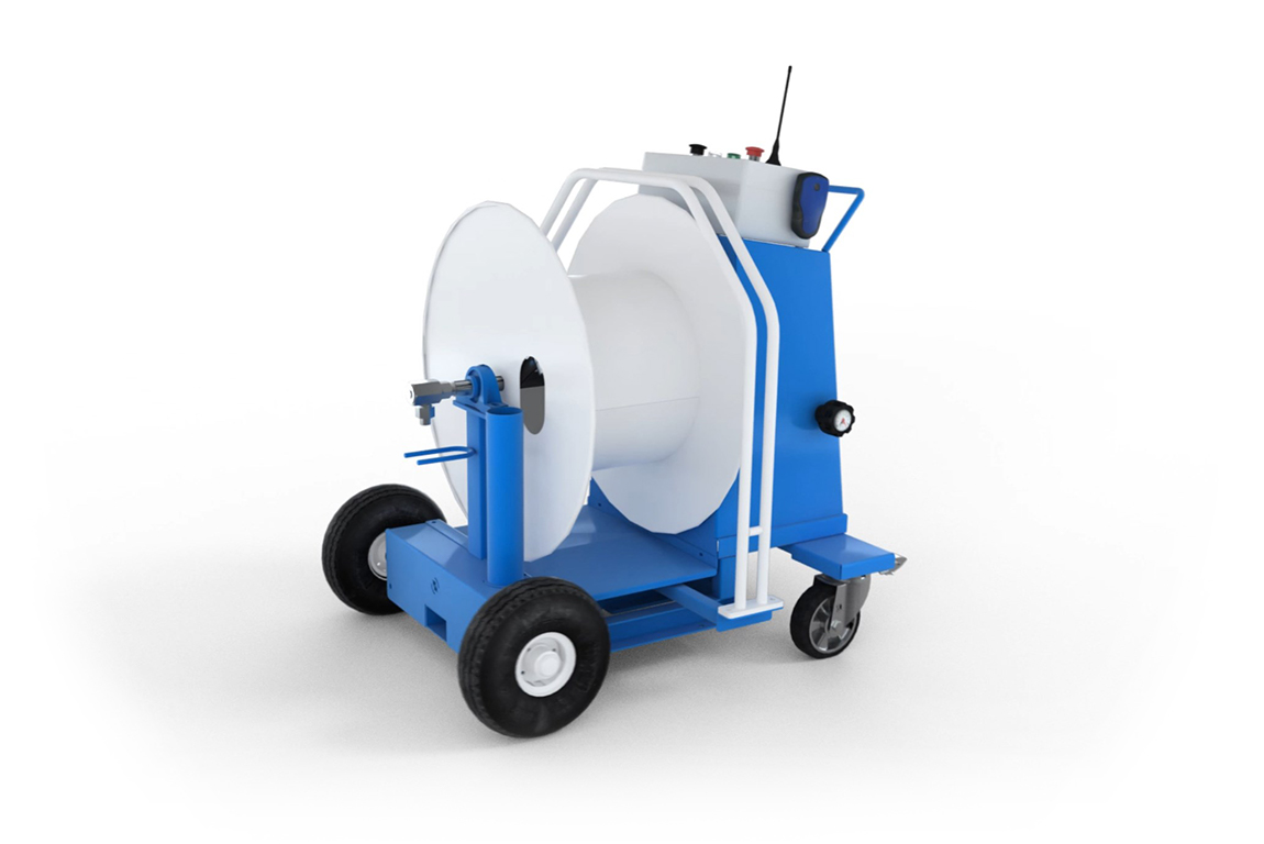 Electric hose reels remote controlled - Weterings Machinery - Weterings ...
