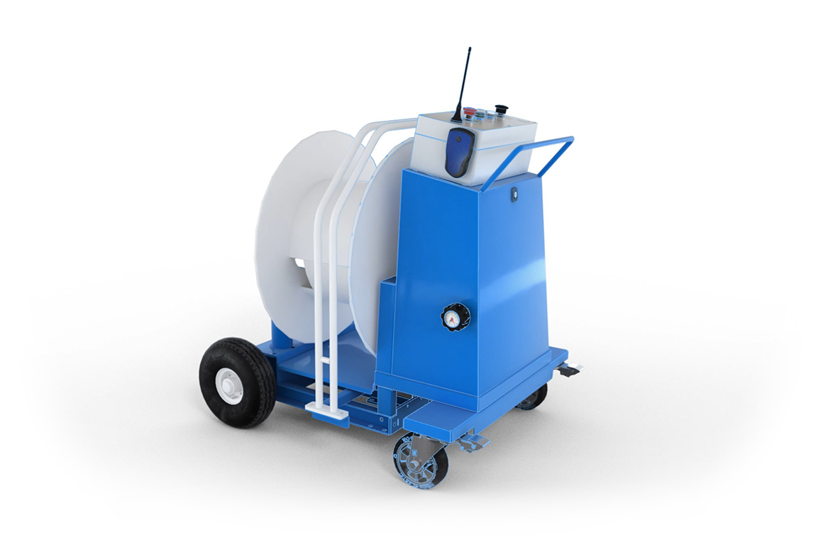 Electric hose reels remote controlled - Weterings Machinery - Weterings ...